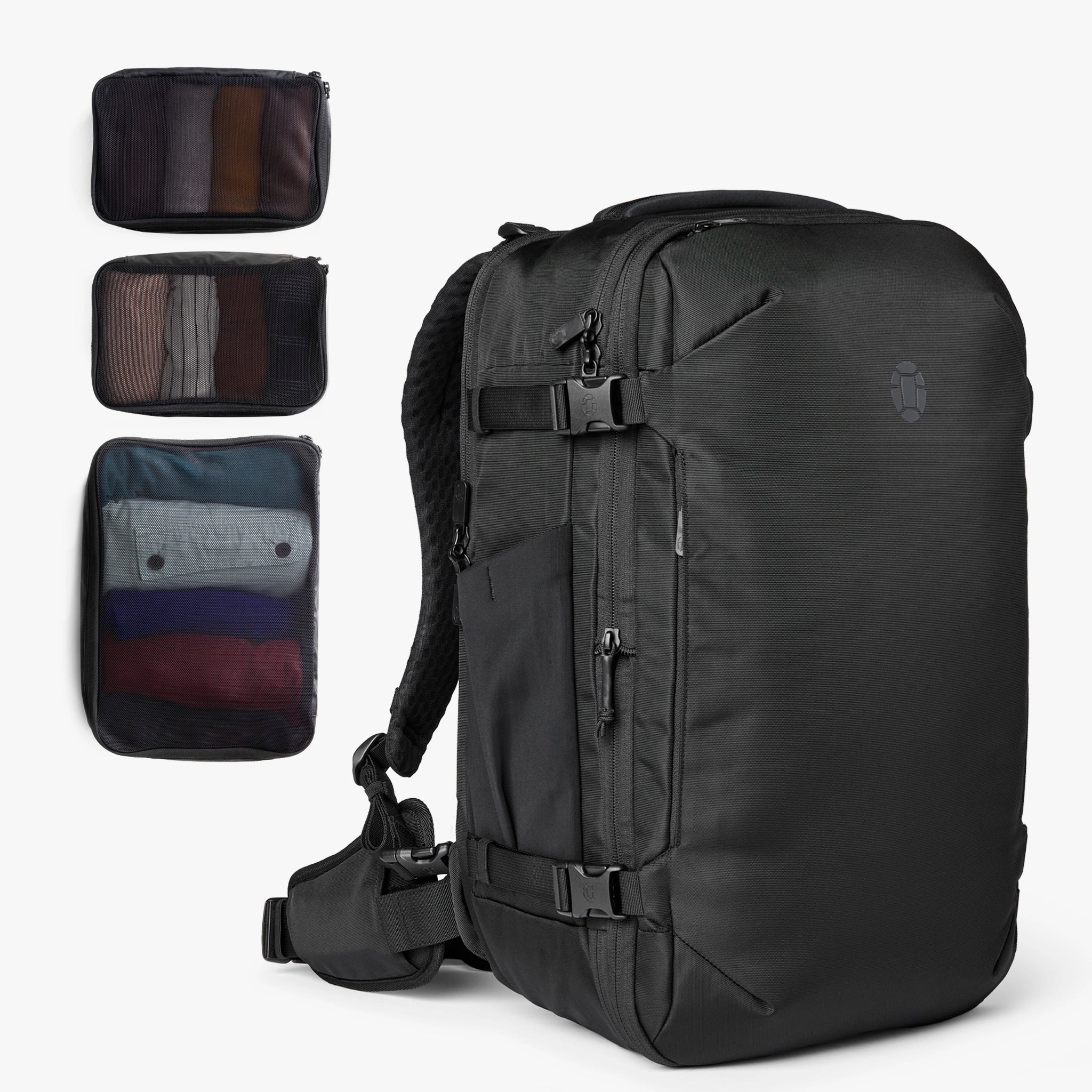 Expandable Backpack + Packing Cubes Bundle – Tortuga